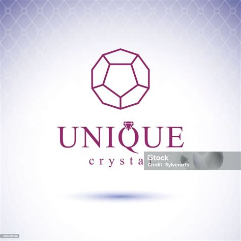 벡터 글로시 레드 루비 럭셔리 다이아몬드 기호 상징 화려한 보석 그림입니다 0명에 대한 스톡 벡터 아트 및 기타 이미지 0명 3차원 형태 결정체 Istock