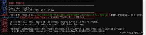 Maven编译 Fatal Error Compiling 无效的目标发行版 11 Csdn博客