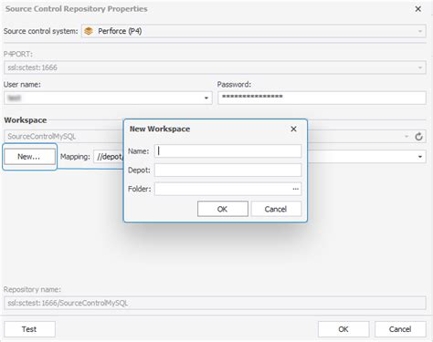 Link A Database To A Perforce Repository