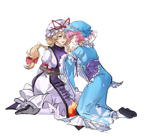 Yakumo Yukari And Saigyouji Yuyuko Touhou Drawn By Tang Danbooru