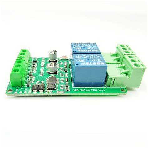 V Modbus RTU Channels Relay Module Input Optocoupler Isolation RS MCU RoboticsDNA
