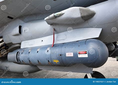 Rsaf F 16 Rafael Litening Iii Targeting Pod Editorial Photography
