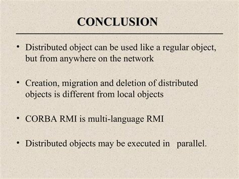 Distributed Objects And Components Of Corba Ppt Programming Languages