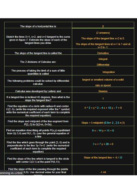 Calculus Quiz Studocu