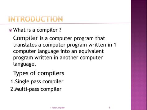 Ppt 1 Pass Compiler Powerpoint Presentation Free Download Id1092959