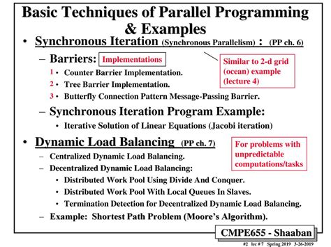 Basic Techniques Of Parallel Computingprogramming And Examples Ppt Download