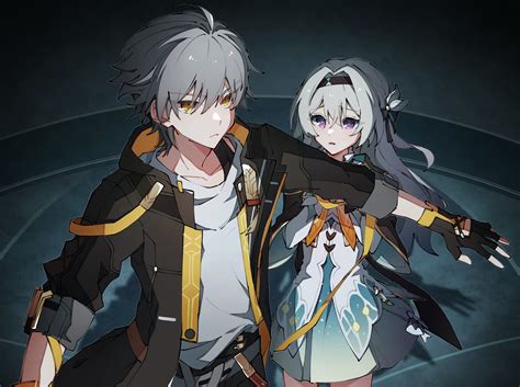 Trailblazer Firefly And Caelus Honkai And 1 More Drawn By Jifu
