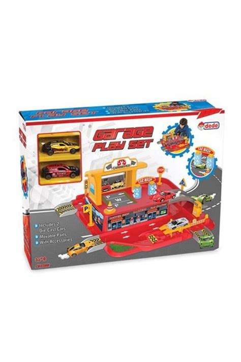 Dede Single Storey Garage Play Set Single Storey Car Garage Trendyol
