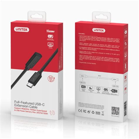 Cablu Extensie Usb C Unitek Gbps Pd K Cm Emag Ro