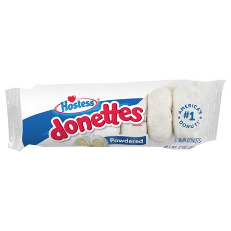 Save On Hostess Donettes Mini Powdered Donuts 6 Ct Order Online Delivery Giant