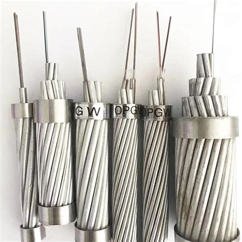 High Tensile Strength Good Anti Interference Performance Fiber Optic 2 144 Cores Ai Tube Opgw