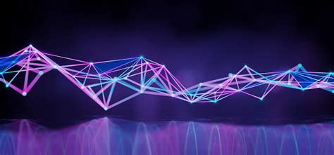 데이터 배경 빅 데이터 인공지능 네트워크 구조 배경입니다 블록체인 기술 기계 학습 와이드 배너 3d 렌더링 0명에 대한 스톡