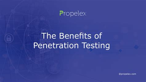 The Benefits Of Penetration Testing Propelex