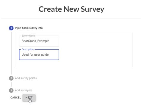 Creating A Survey