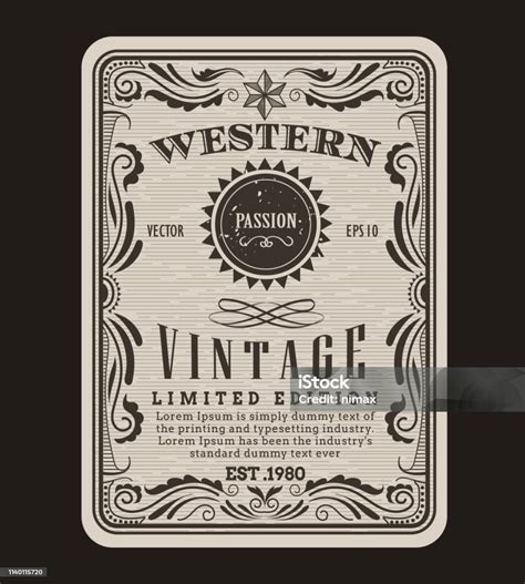 서양 프레임 테두리 빈티지 라벨 손으로 그린 조각 복고풍 골동품 벡터 일러스트 레이 션 위스키에 대한 스톡 벡터 아트 및 기타 이미지 위스키 0명 고급 Istock