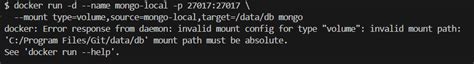 Docker Volume Mount Command Is Not Working Stack Overflow
