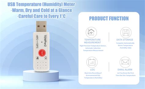 TEMPer F Computer Thermometer Real Time Temperature Sensor Logger Ambient Temperature