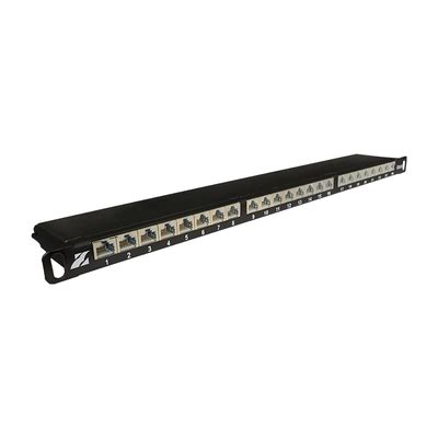 24 Port CAT6 Shielded Patch Panel Buy Patch Panel Product On Zhaolong Interconnect