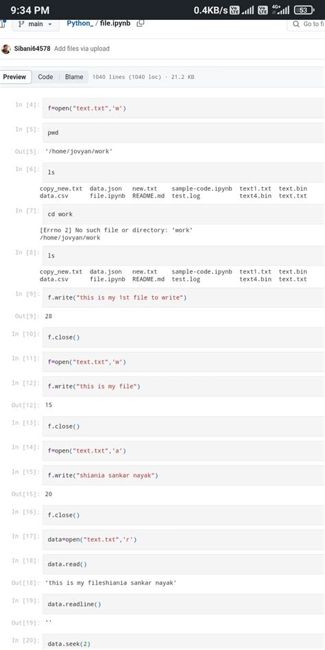 Shibanisankar Nayak On Linkedin Pythoworking With Files Reading And Writing Files Buffered