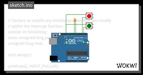 Interrupts 2 Wokwi Esp32 Stm32 Arduino Simulator