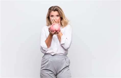 Premium Photo Covering Mouth With Hands With A Shocked Surprised
