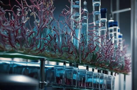 Premium Photo Microscopic View Of Cells And Viruses