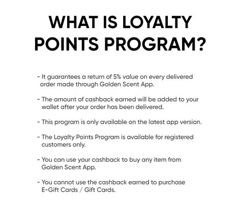 loyalty program golden scent