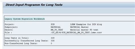 How To Download The Error Log For Lsmw Direct Inpu Sap Community