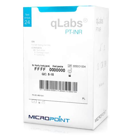 Qlabs Paski Testowe Do Pomiaru Inr Pt 24 Szt Do Modelu Q1 Q3