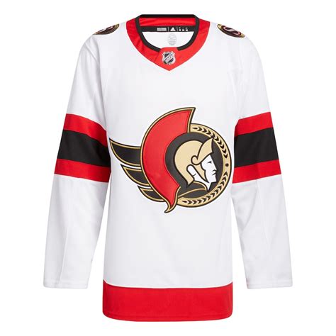 Mens Nhl Ottawa Senators Adidas Primegreen Away White Authentic Pro