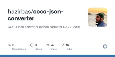 github hazirbas coco json converter coco json converter python