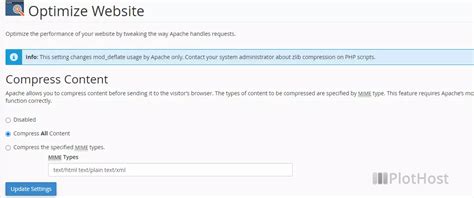 How To Enable Gzip Compression Apache Mod Deflate In CPanel PlotHost