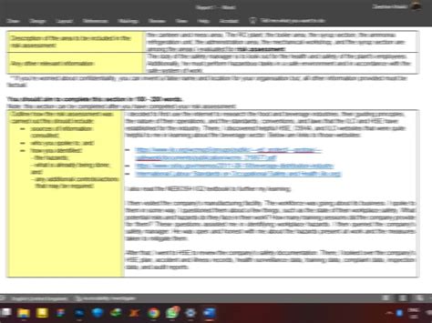 Nebosh Ig2 Risk Assessment Report Upwork
