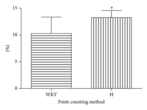 A Smooth Muscle Surface Density Measured By The Point Counting Method