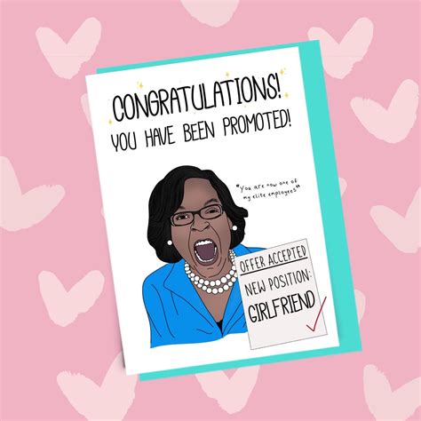 You Have Been Promoted Meme Tiktok Valentines Day Card Funny