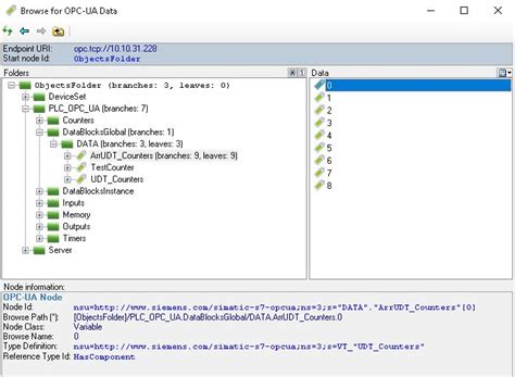 Opc Labs Variable Array Element Live Mapping In Opcua Opc Labs Online Forums