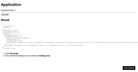 React Apollo 3 X And Loading True Codesandbox React Apollo 3 X And Loading True Codesandbox
