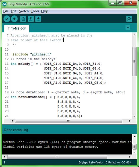 Arduino Melody Shaper