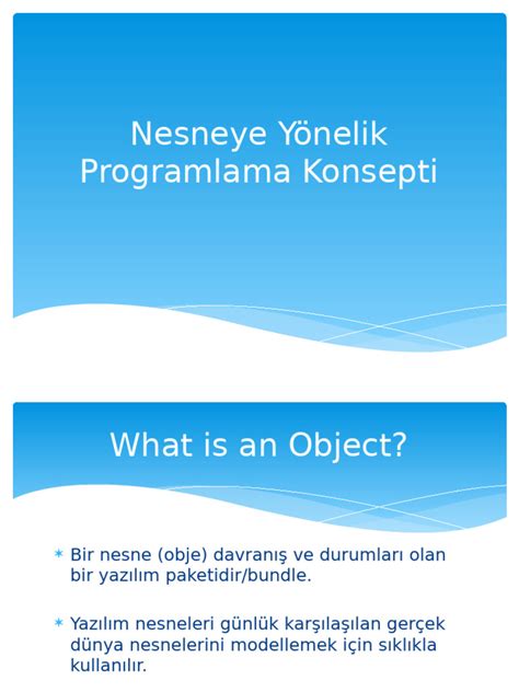 1 nesneye yönelik programlama konsepti pdf