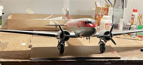Guillows 1 32 Scale Dc 3 In Western Airlines Native American Livery