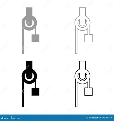 Block Cord Illustration Element Of Optometry Icon For Mobile Concept And Web Apps Colored