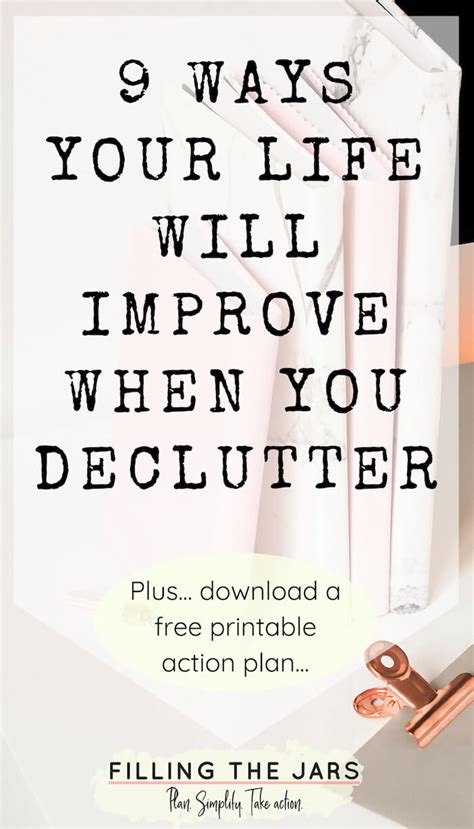 9 Awesome Ways Your Life Will Become Simpler When You Declutter Filling The Jars
