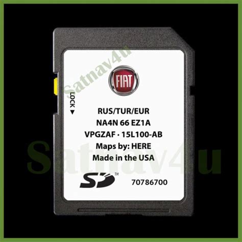 Fiat 124 Spider Connect Navigation Sd Card