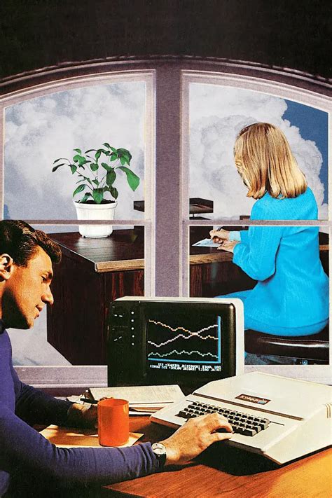 Computer Nerd Collage Poster Postertok