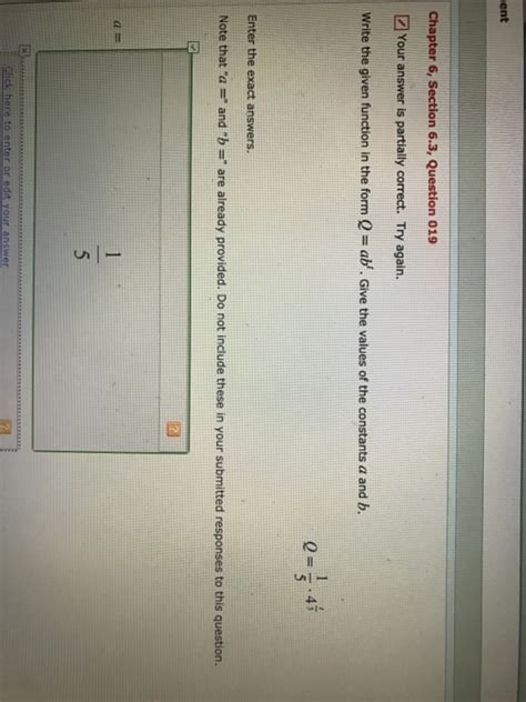 Solved Ent Chapter Section Question Your Answer Chegg Com