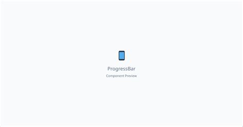 Progress Bar Free React Tailwind Component