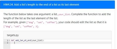 Solved The Function Below Takes One Argument A List