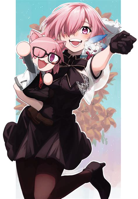 Mashu With Neko Mashu And Fou R Mashukyrielight