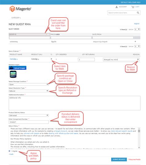 Magento RMA Module Return Merchandise Authorization Extension WebKul