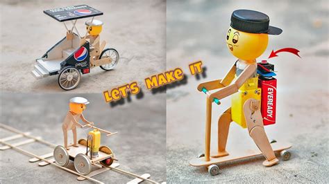 Amazing 3 Diy Toys Made Out Of Recyclable Materials Youtube